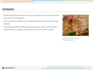 Atomic structure powerpoint (boundless) | PPTX