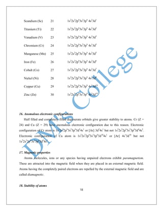 Atomic structure | PDF