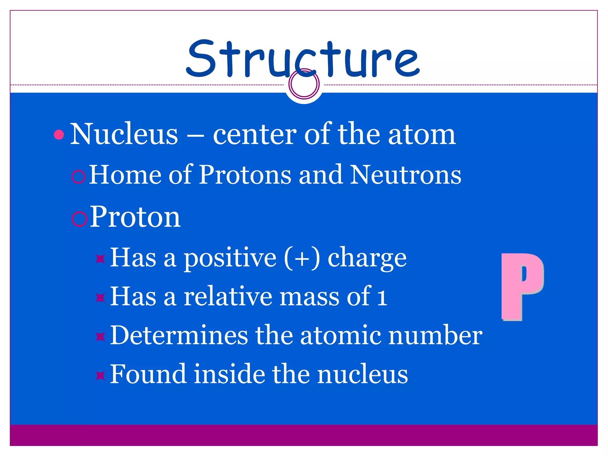 Atomic structure | PPTX