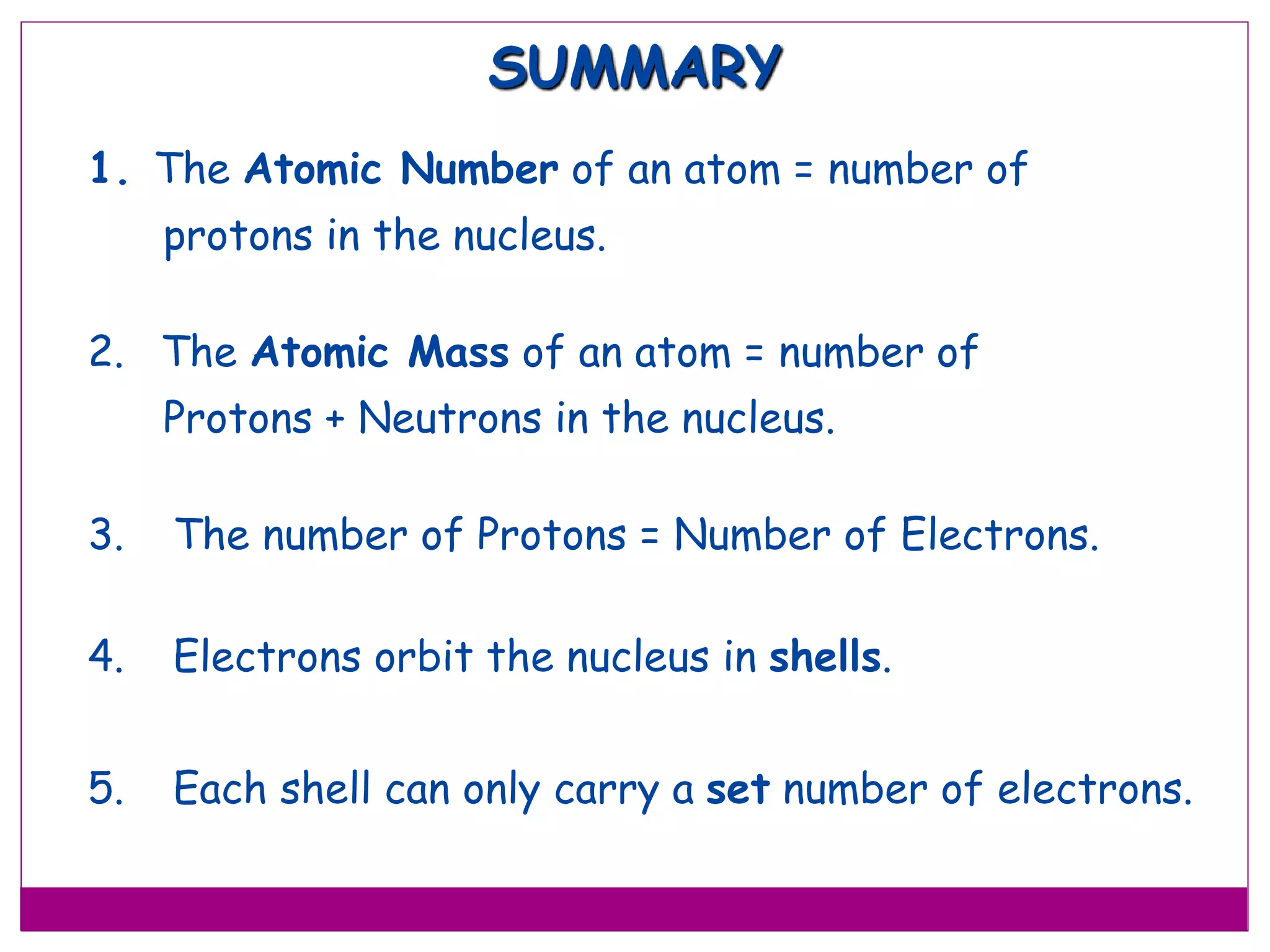 Atomic structure | PPTX