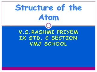 Atomic structure | PPT
