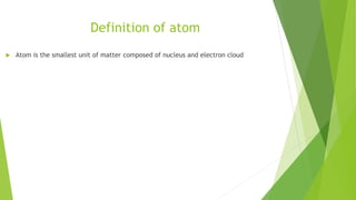 Atomic structure | PPT