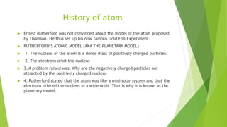 Atomic structure | PPTX