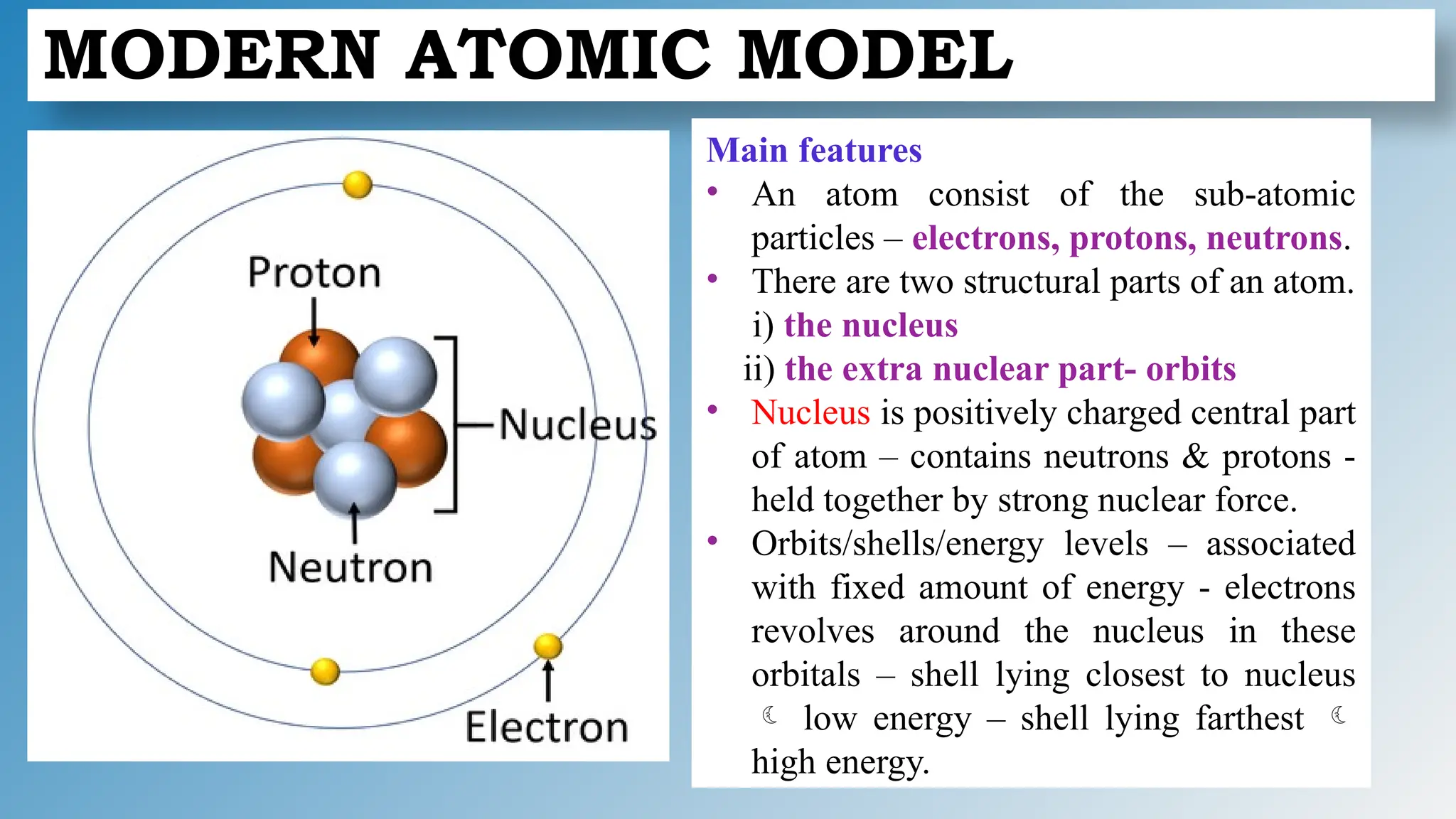 Atomic Structure And Electronic Configuration Pptx Physics Science