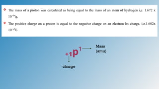 Atomic structure & electronic configuration | PPTX