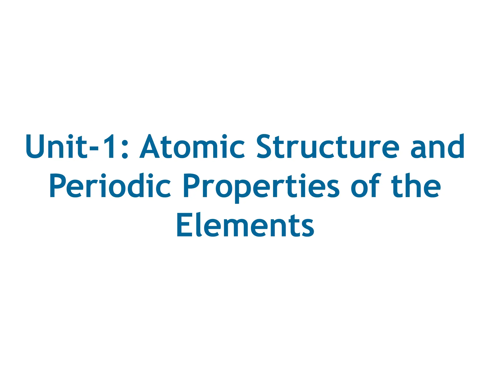 Atomic Structure.ppt The quantum mechanical model of the atom | PPT