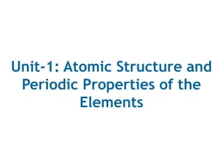 Atomic Structure.ppt The quantum mechanical model of the atom | PPT