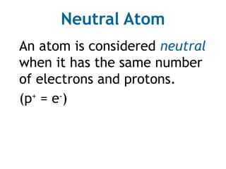 Atomic Structure.ppt The quantum mechanical model of the atom | PPT