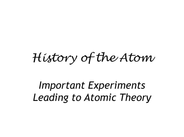 Atomic Structure.ppt The quantum mechanical model of the atom | PPT