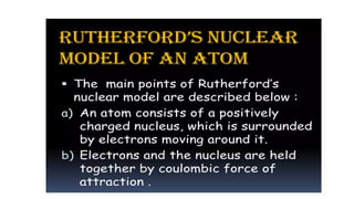 atomic structure bohr model and rutherford model.ppt