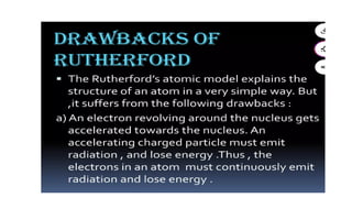 atomic structure bohr model and rutherford model.ppt