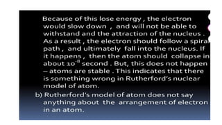 atomic structure bohr model and rutherford model.ppt