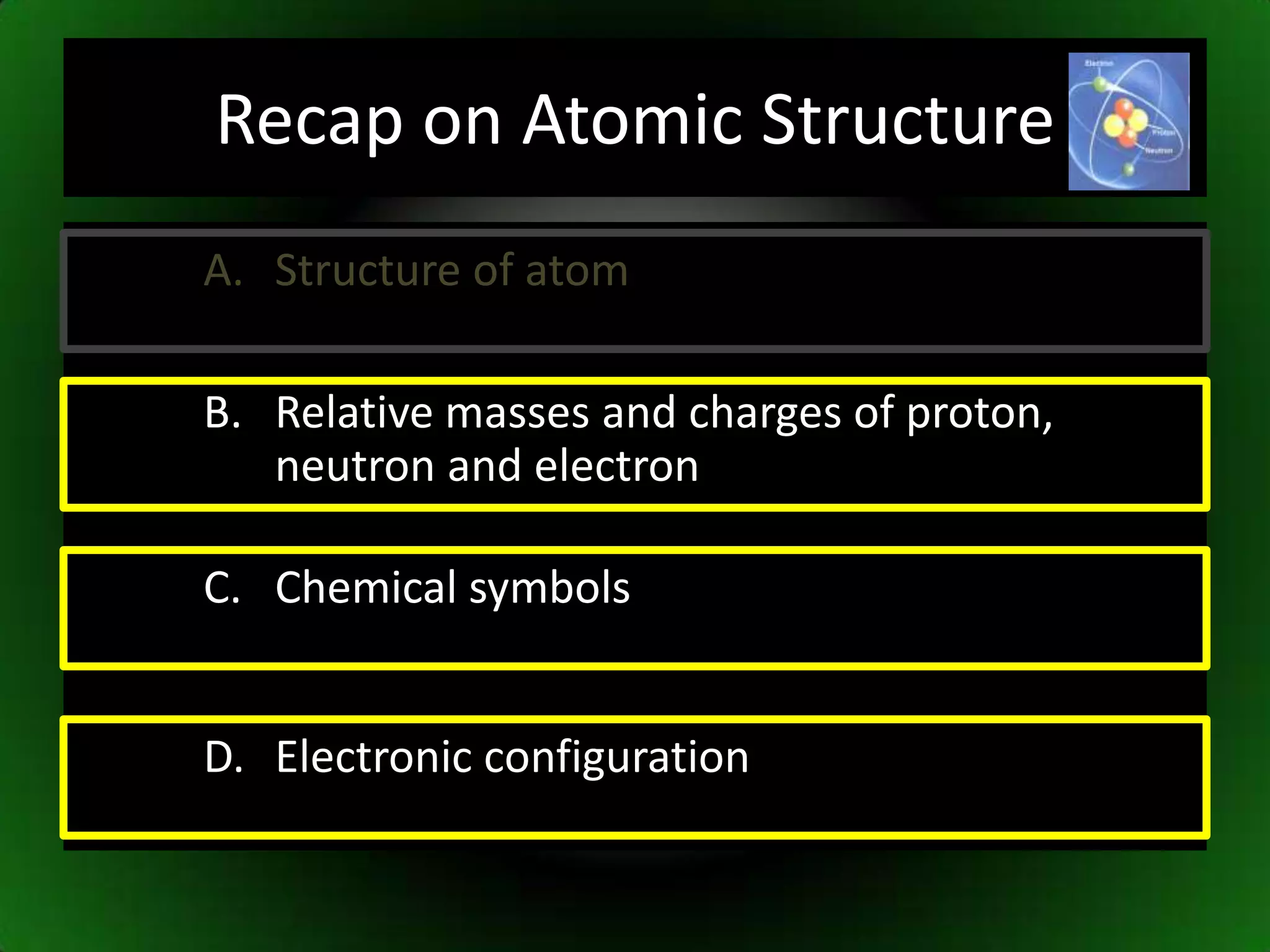 Atomic Structure Isotopes | PPTX