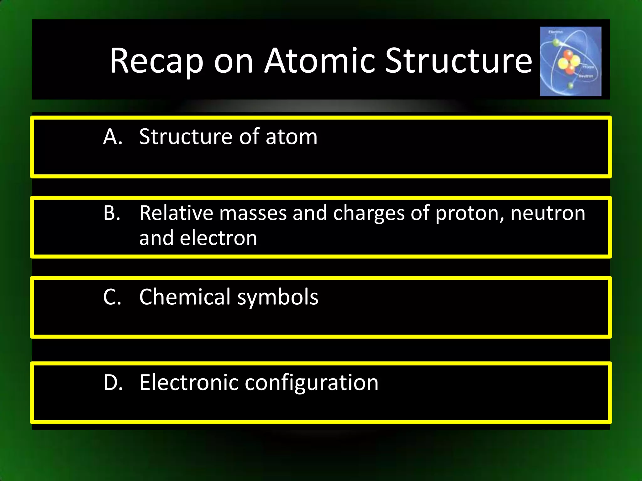 Atomic Structure Isotopes | PPTX
