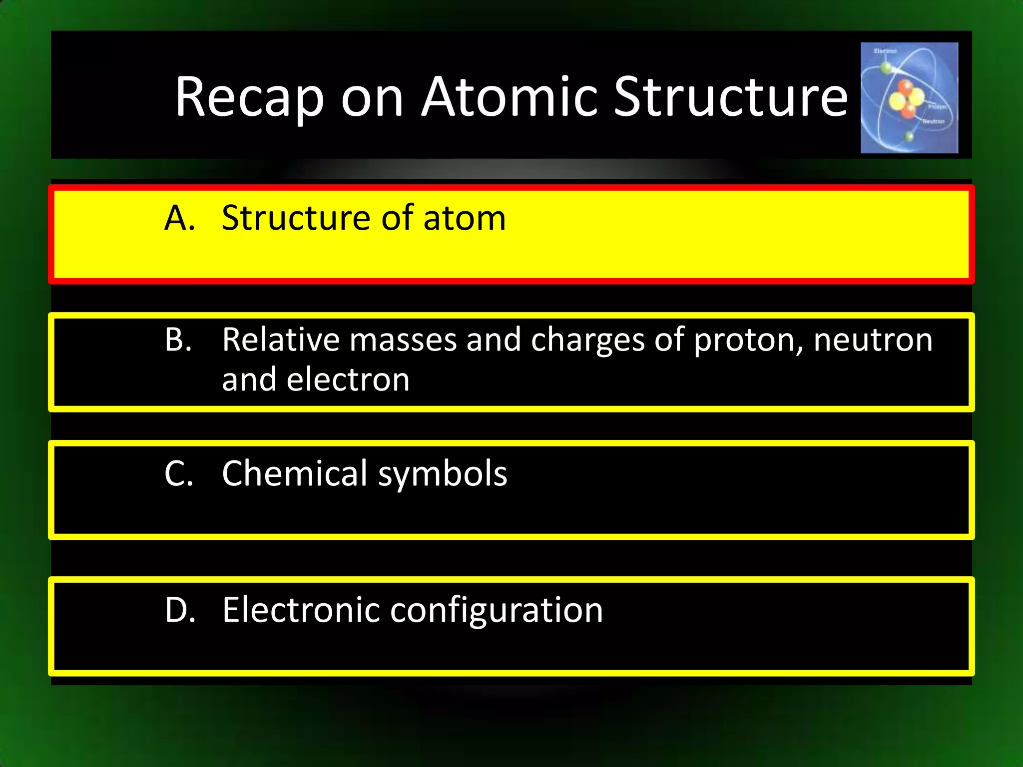Atomic Structure Isotopes | PPTX