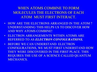 Atomic Structure | PPSX | Chemistry | Science
