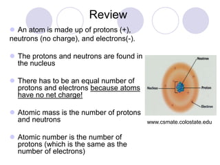 Atomic Structure and the Periodic Table5.ppt