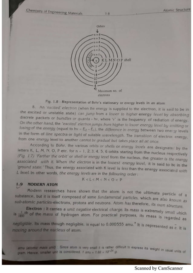 Atomic structure book notes | PDF