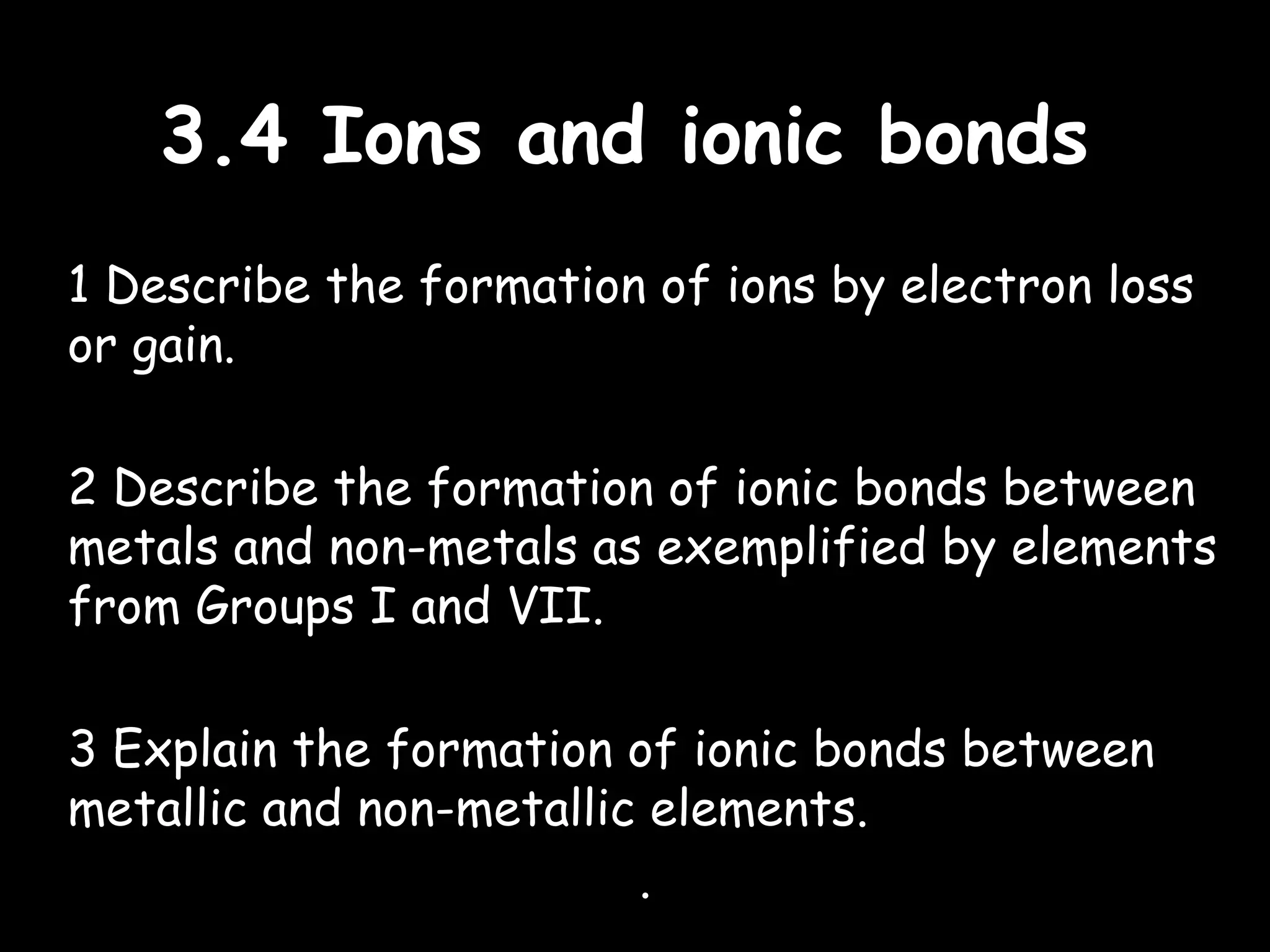 Atomic structure & bonding | PPT