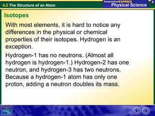atomic structure Ch4_S2.ppt subamtomic particles | PPT
