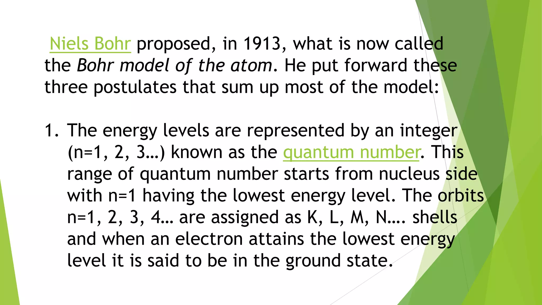 Atomic structure & chemical bond | PPTX