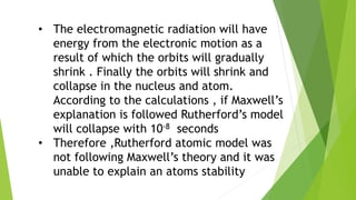 Atomic structure & chemical bond | PPTX