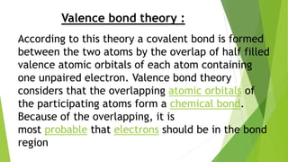 Atomic structure & chemical bond | PPTX