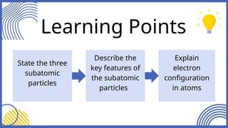 Atomic Structure Chemistry Presentation in a Blue Yellow Bold Style.pptx