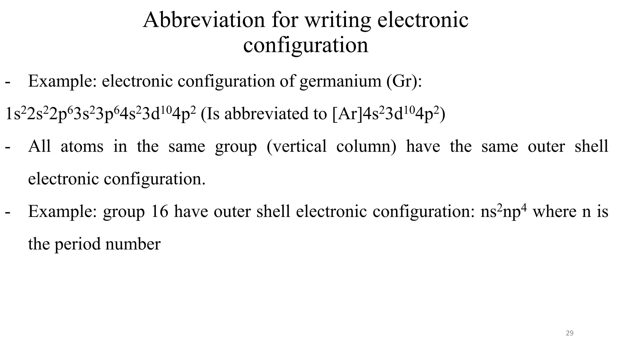Atomic structure electronic configuration - ib | PDF
