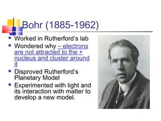 Atomic structure history_dem_to_bohr | PPT | Chemistry | Science