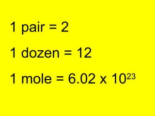 Mole Introduction PPT | PPT