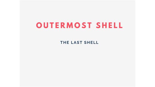 Atomic structure(nucleon,shell,valence electron) | PPT