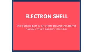 Atomic structure(nucleon,shell,valence electron) | PPT