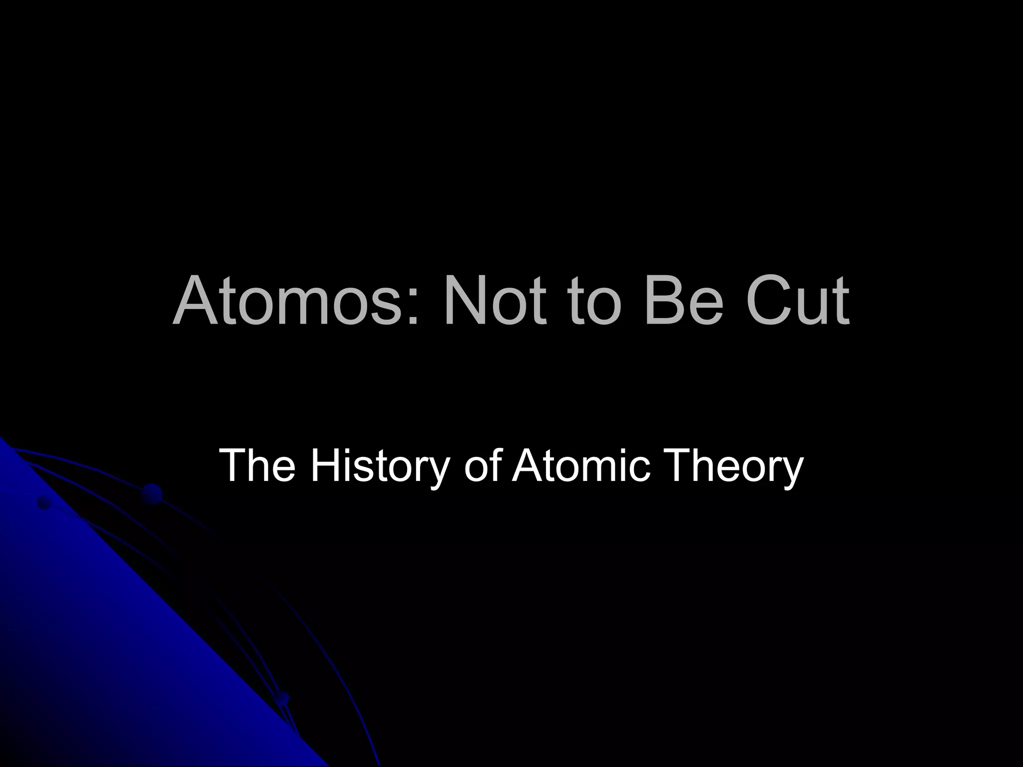Atomic Structure Ppt Ppt Chemistry Science