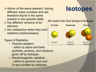 Atomic structure presentation | PPTX