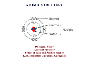 Atomic structure presentation | PPTX