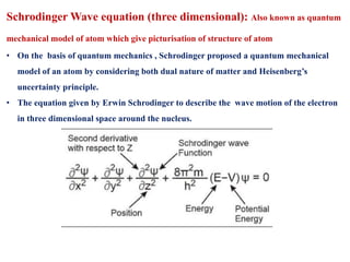 Atomic structure presentation | PPTX