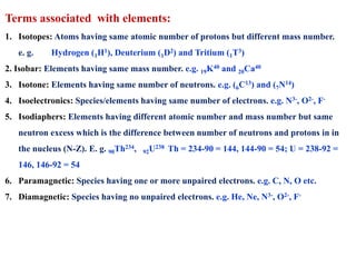 Atomic structure presentation | PPTX