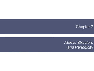 Atomic Structure and Periodicity | PPT