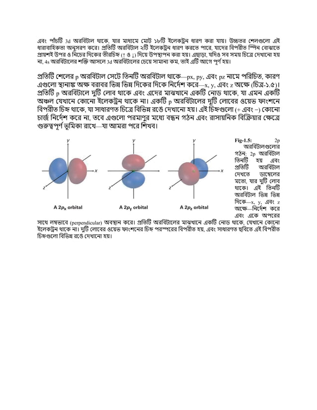 Atomic structure, The orbitals (Bangla).pdf