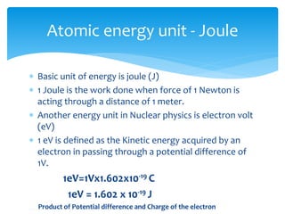 Basic Atomic structure | PPTX