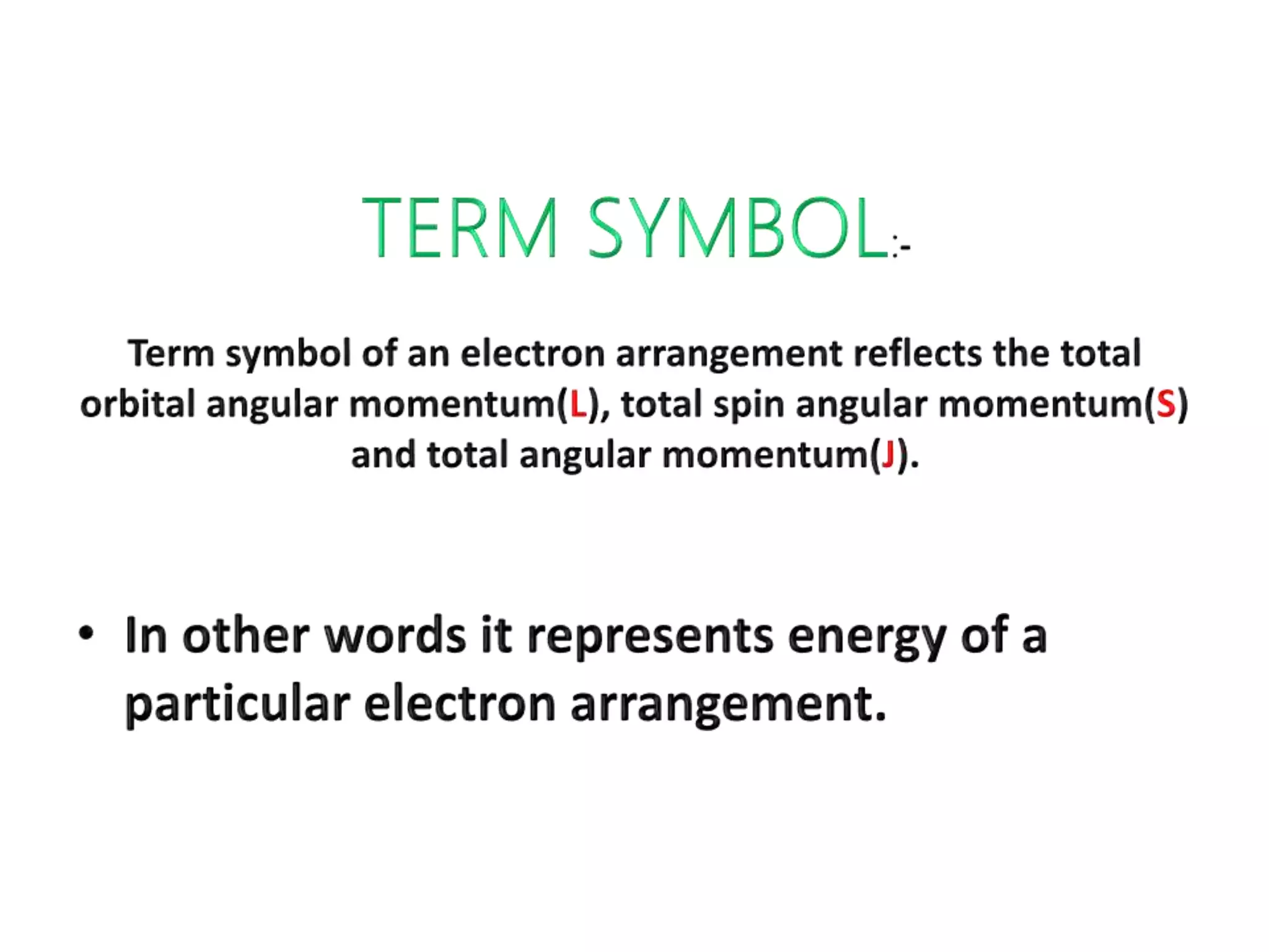Atomic term symbol | PPTX
