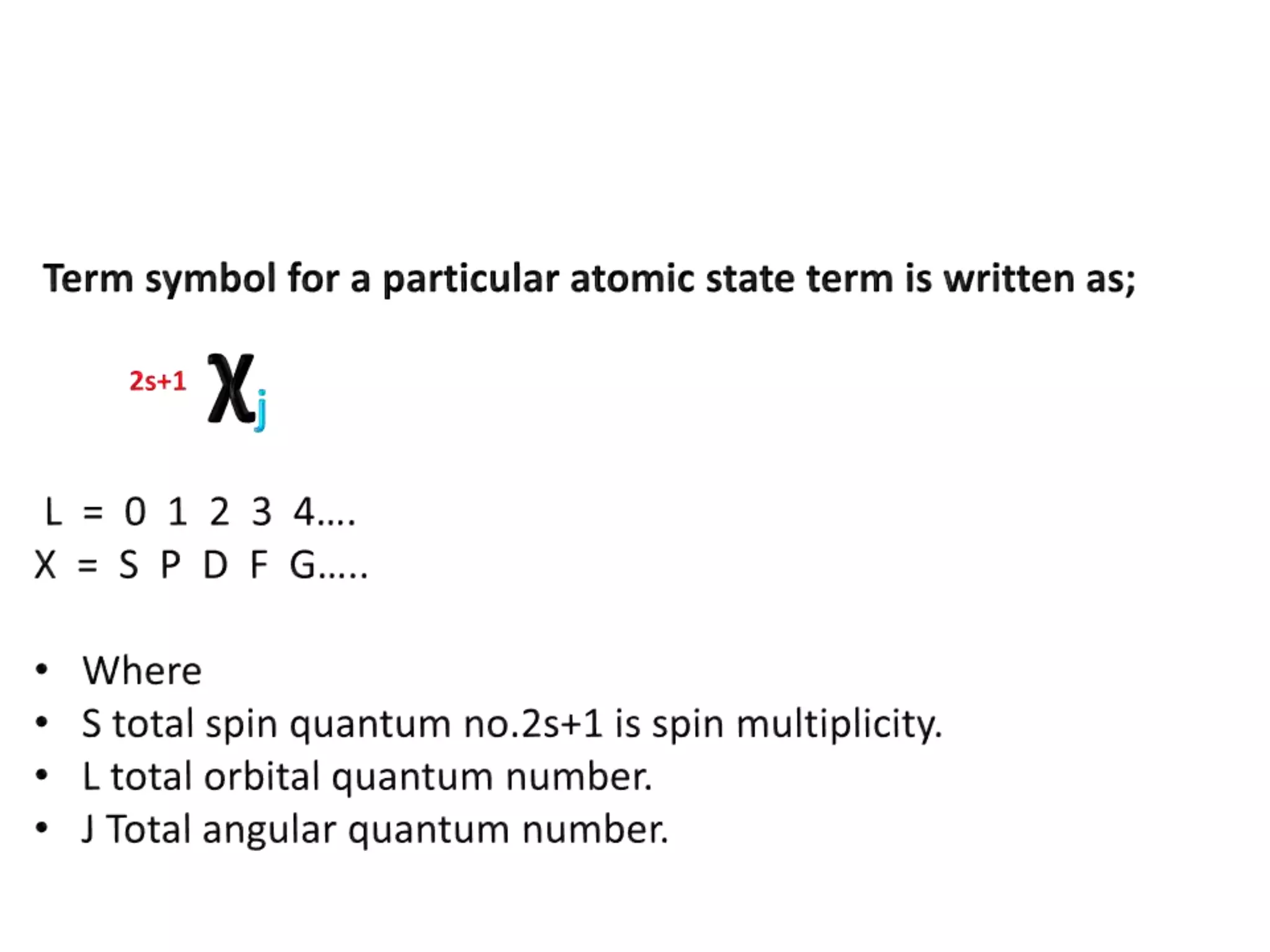 Atomic term symbol | PPTX