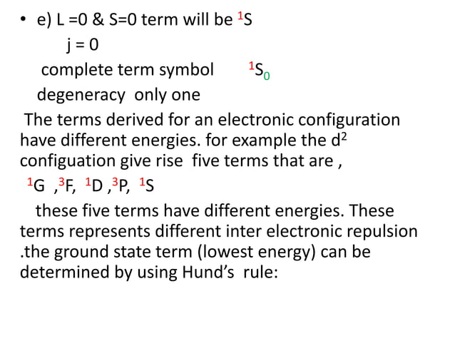 Atomic term symbol | PPTX