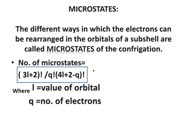 Atomic term symbol | PPTX