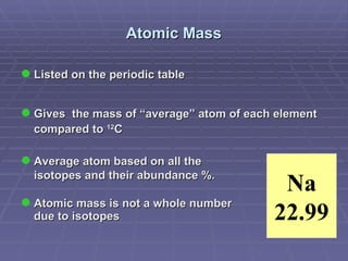 Atomic Structure and the Periodic Table | PPT