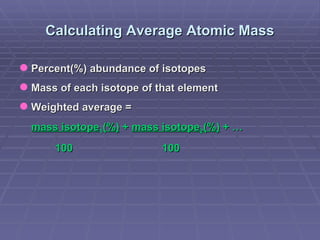 Atomic Structure and the Periodic Table | PPT