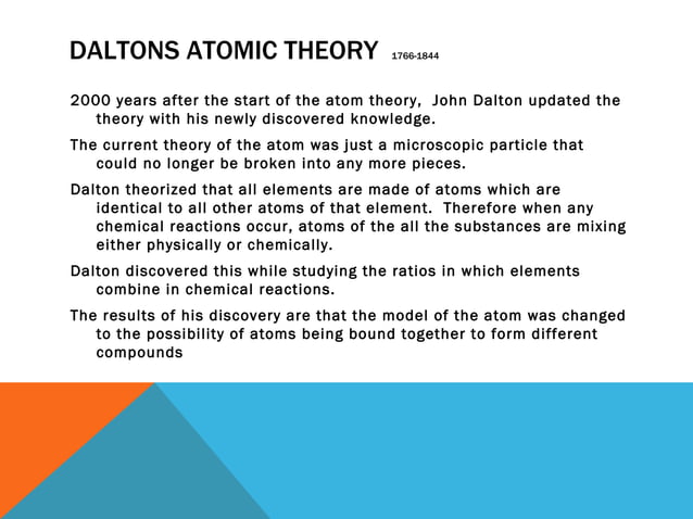 Atomic theory | PPT
