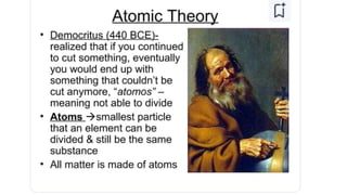 Grade 11 Physical Science Atomic Theory | PPTX