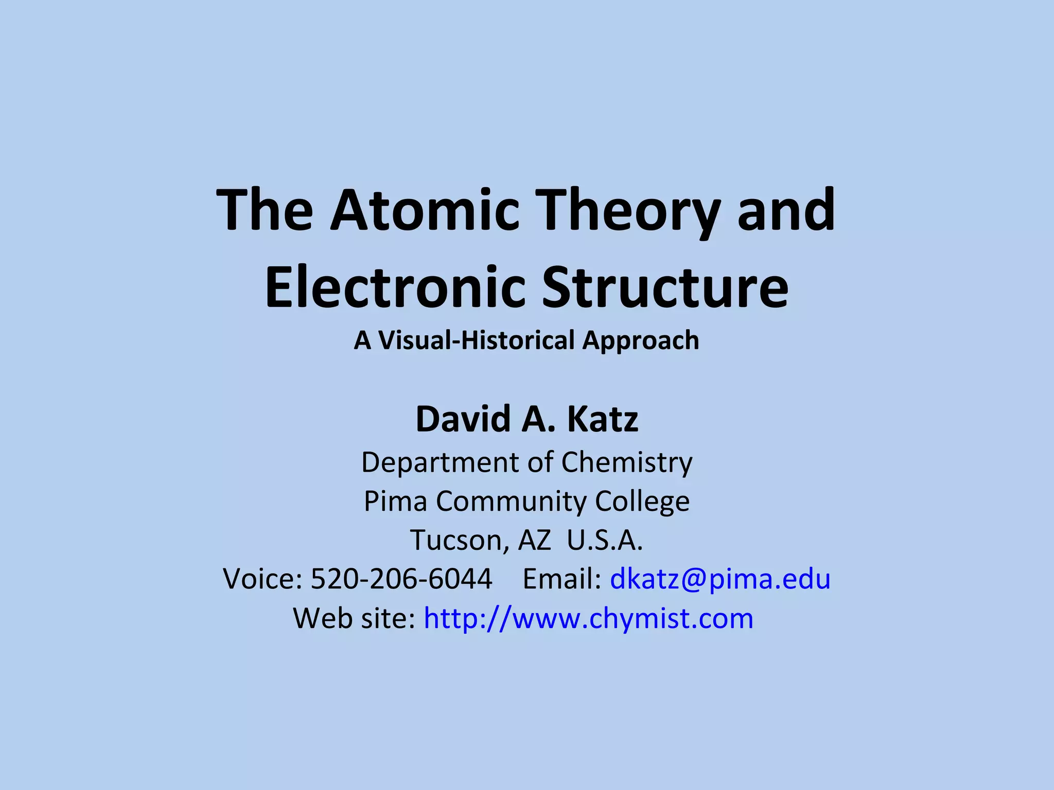 Atomic theory history | PPT